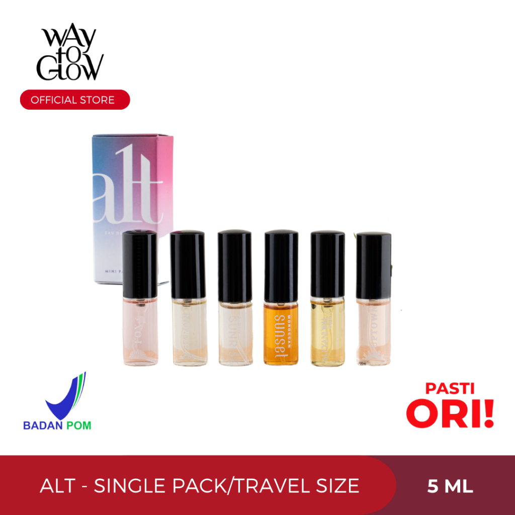 Jual ALT Perfume Single Pack Travel Size EDP Moroccan Sunset / Tahiti ...
