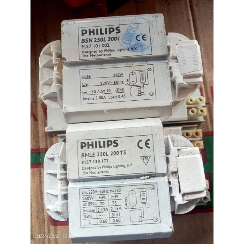 Jual Ballast/Trafo BHL250L 250W PHILIPS | Shopee Indonesia