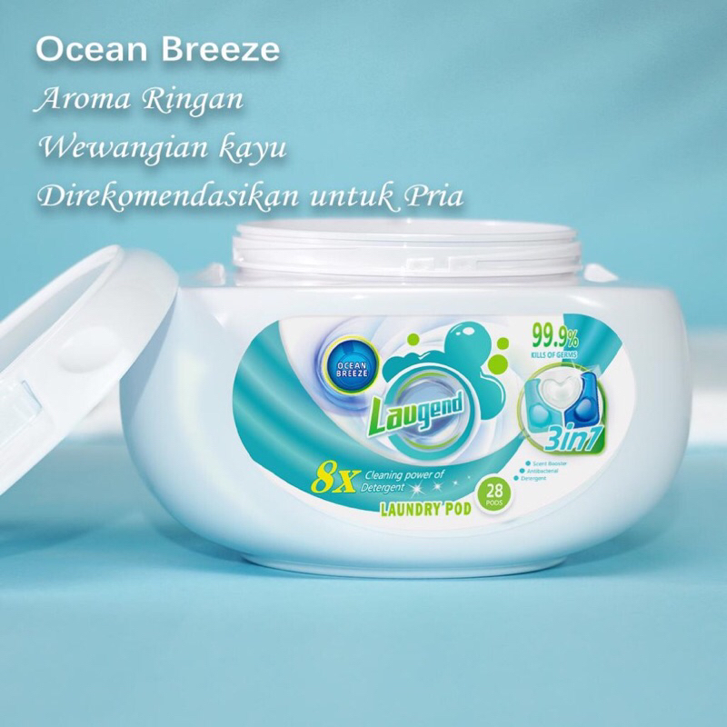 Jual Laugend Laundry Pod 3 in 1 (isi 28 Pcs) | Shopee Indonesia