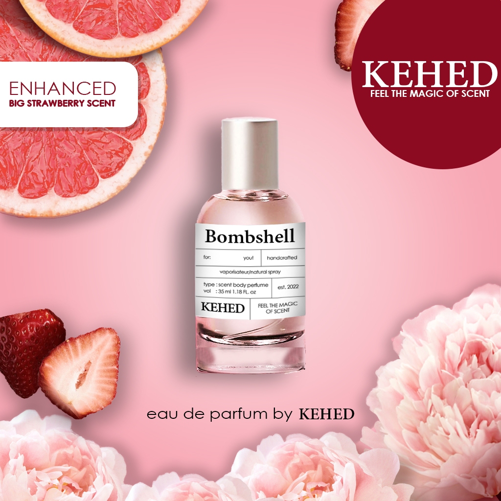 Jual KEHED Parfum Wanita BOMBSHELL Kesukaan Pria Tahan Lama Parfume ...