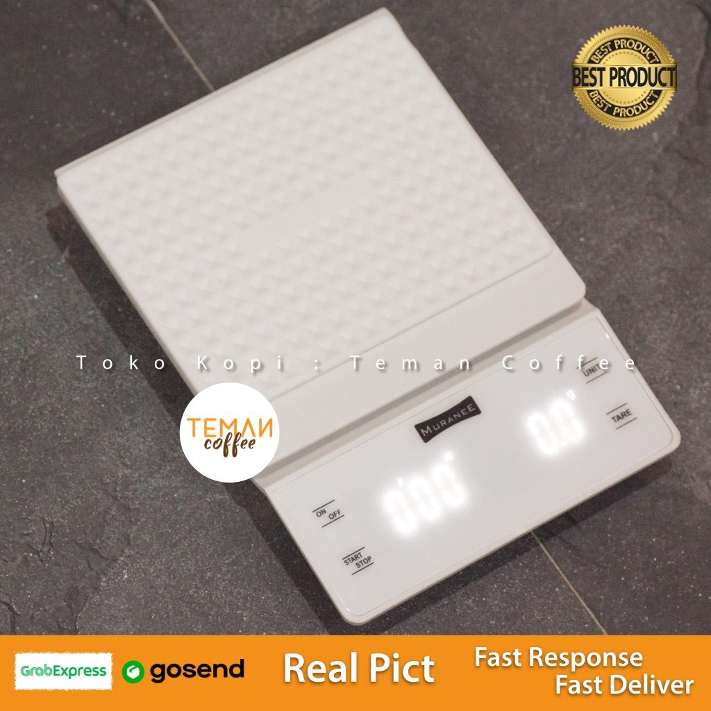 Jual Muranee Timbangan Dapur Digital LED Timbangan/ Scale Kopi+Timer ...