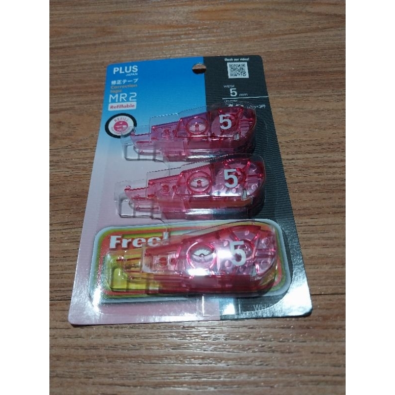 Jual REFIL TIP EX WH- 645R-3P MERK PLUS ISI 3 PCS | Shopee Indonesia