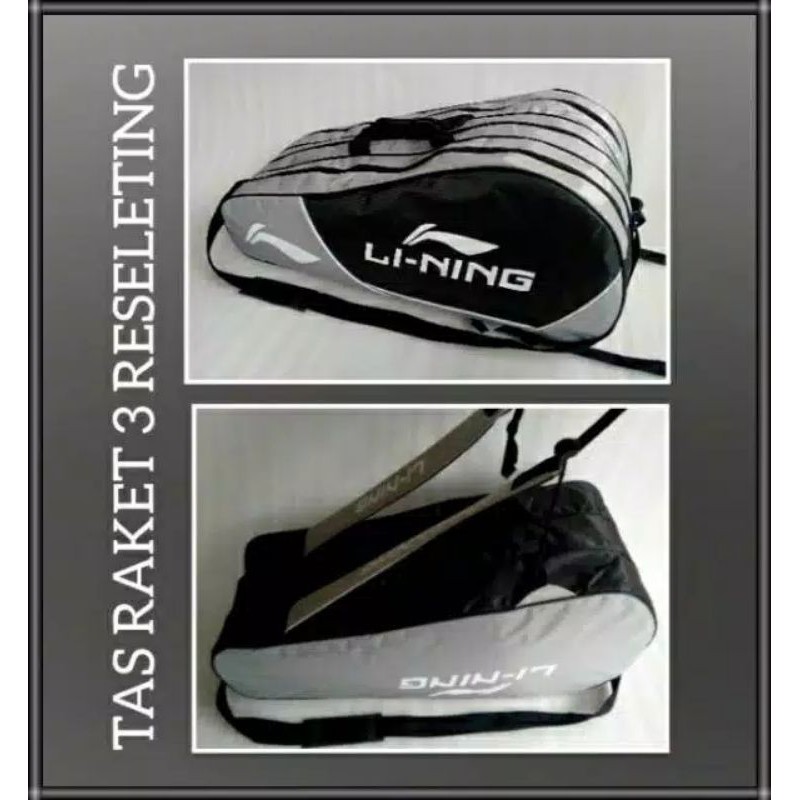 Jual TAS RAKET RANSEL 3 RUANGAN BADMINTON Olahraga Outdoor raket ...