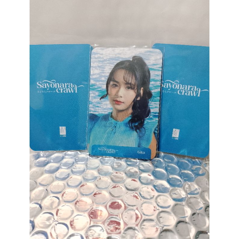 Jual PhotoCard jkt48 GITA SAYONARA CRAWL OFFICIAL ORIGINAL || PC GITA JKT48 || | Shopee Indonesia