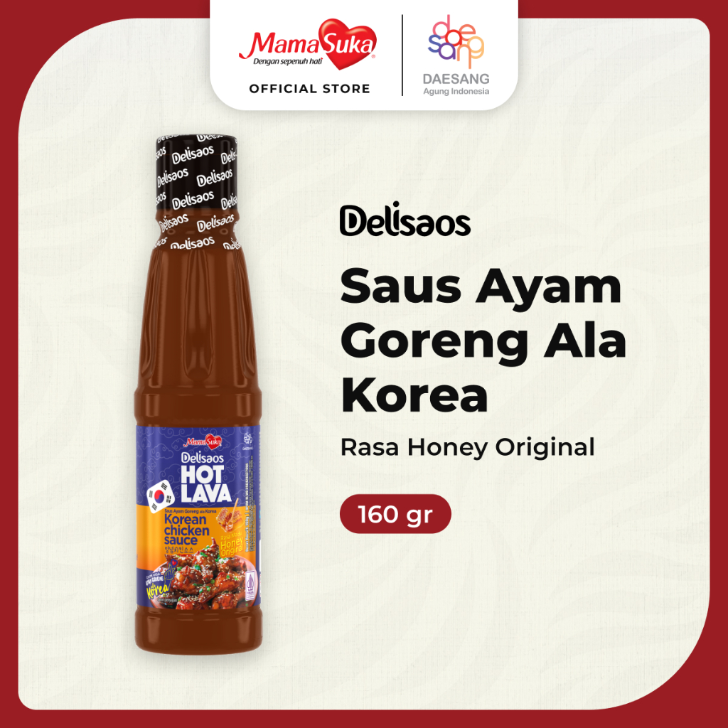 Jual MamaSuka - Delisaos Hot Lava Saus Ayam Goreng Ala Korea Honey ...