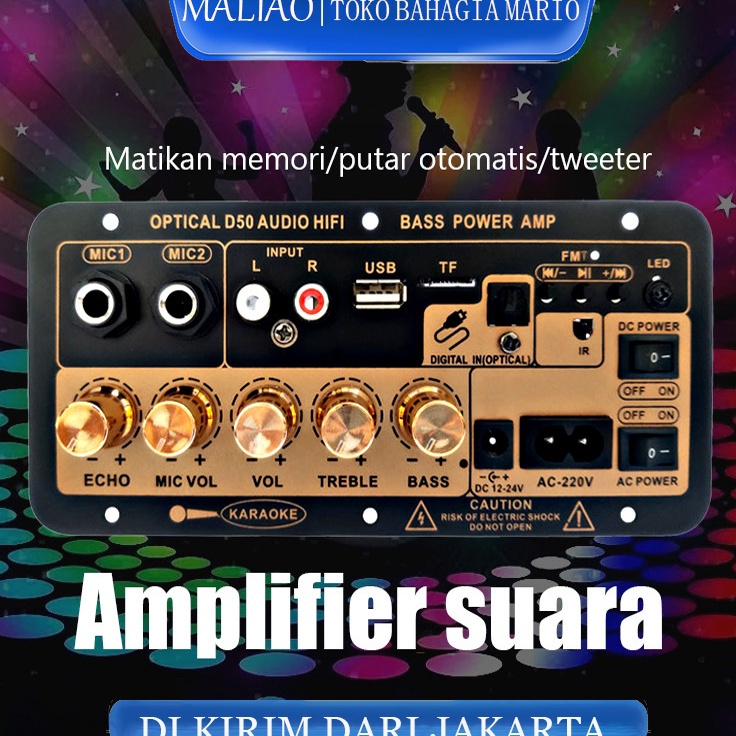 Jual Ai ampli full bass subwoofer amplifier mini bluetooth 812 Inci Amplifiers untuk Speaker AC ...