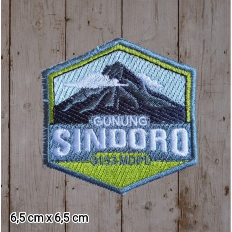 Jual LOGO EMBLEM BORDIR GUNUNG SINDORO 3153 Mdpl | Shopee Indonesia