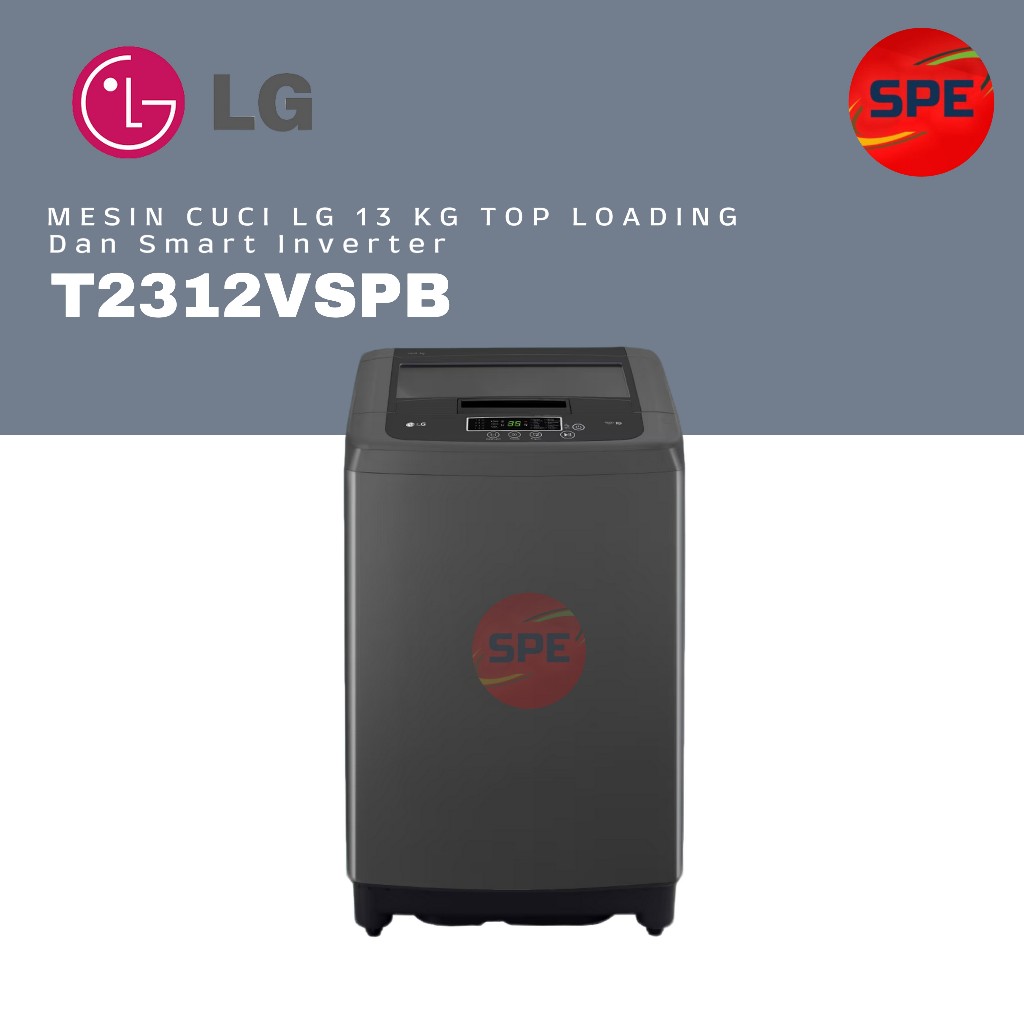 Jual Mesin cuci LG Top loading 12 kg T2312VSPB / T 2312 VSPB | Shopee ...