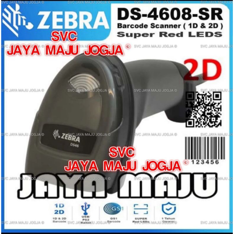 Jual ZEBRA DS 4608 SR - SERIAL // USB // PS2 - 2D 1D || BARCODE SCANNER HANDHELD - IMAGER ...