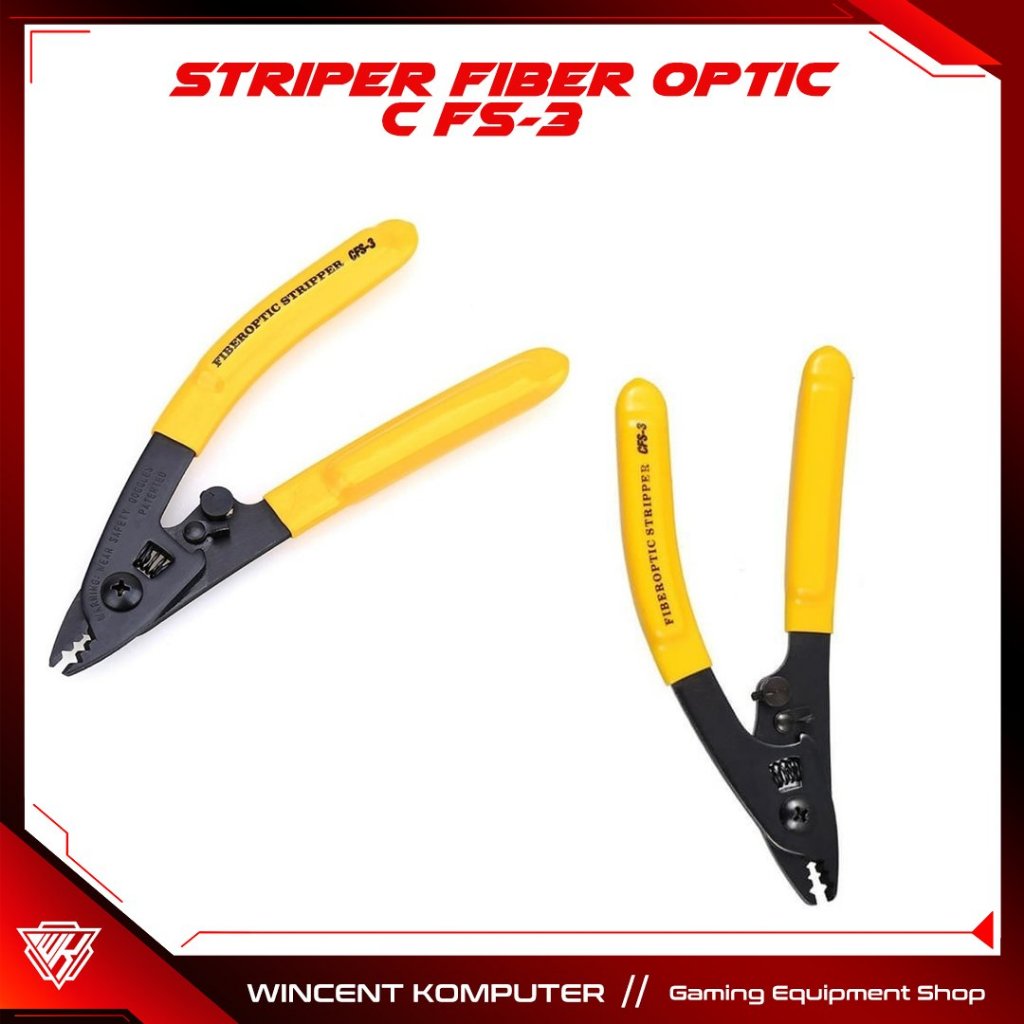 Jual Fiber Optic Stripper CFS-3 Fiber Stripping Plier CFS3 | Shopee ...
