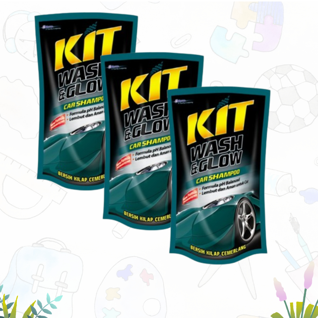 Jual Kit Wash & Glow Pouch / Kit Shampo Mobil Refill 720 ML | Shopee ...