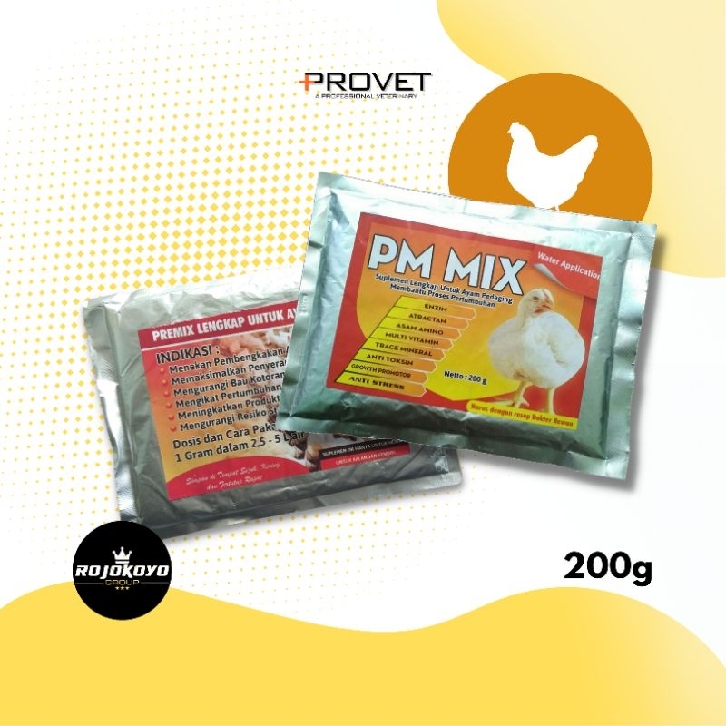 Jual PM Mix wa-Premix Water Aplication Ayam Broiler Pedaging | Shopee ...