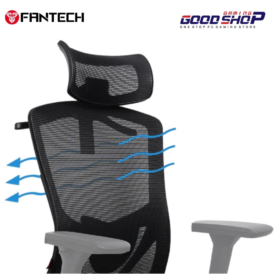 Jual Fantech OCA259 PRO Kursi Kantor Kerja Jaring Premium Office Chair ...