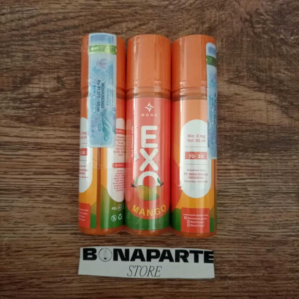 Jual Exo Mango Exoctic Mango 3MG 60ML Cukai 2024 | Shopee Indonesia