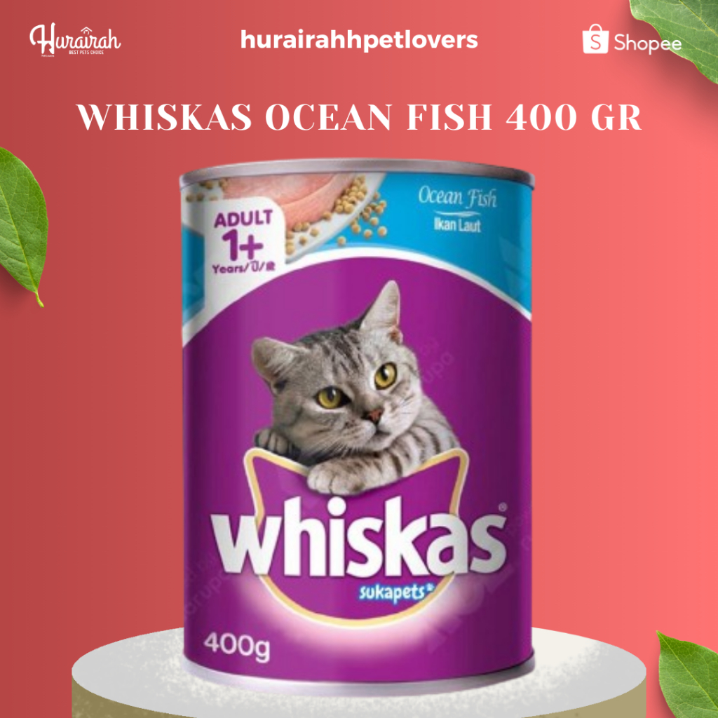 Jual WHISKAS OCEAN FISH 400 GR | Shopee Indonesia