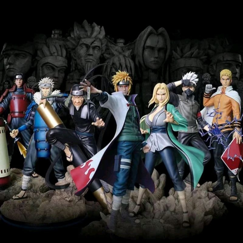 Jual Action Figure Hokage Konohagakure Statue Naruto Series Diorama ...