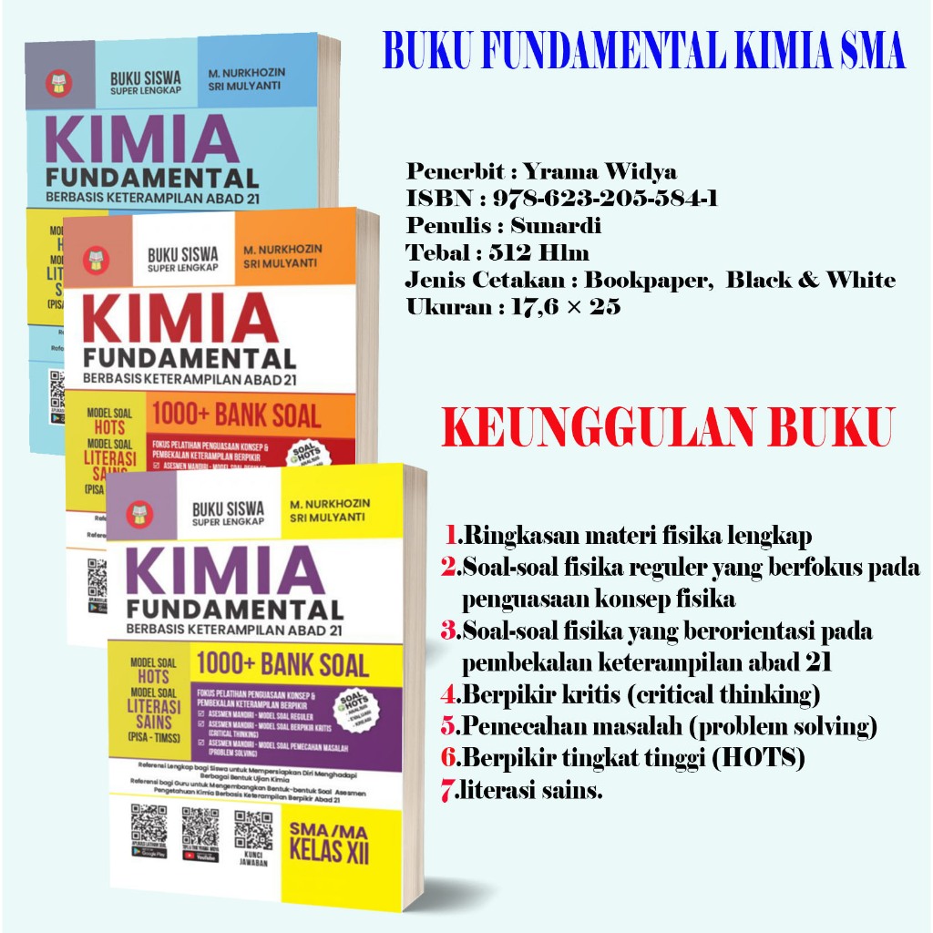 Jual BUKU RINGKASAN MATERI DAN LATIHAN SOAL FUNDAMENTAL KIMIA SMA KELAS ... Jual BUKU RINGKASAN MATERI DAN LATIHAN SOAL FUNDAMENTAL KIMIA SMA KELAS ...