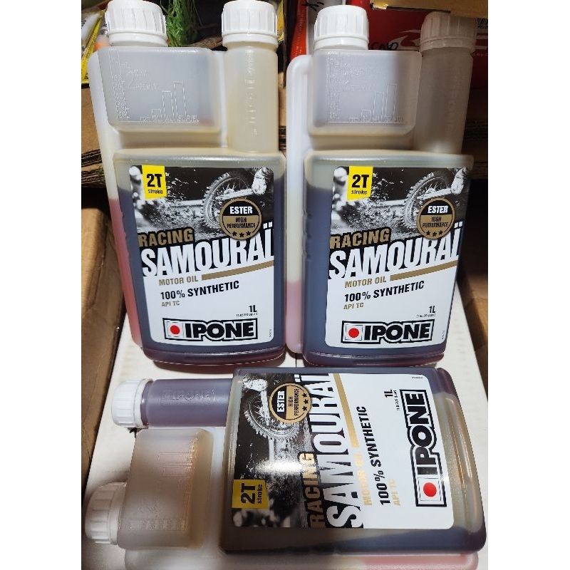 Jual Oli Ipone Samourai Racing 2T Original 100% Made in France | Shopee ...