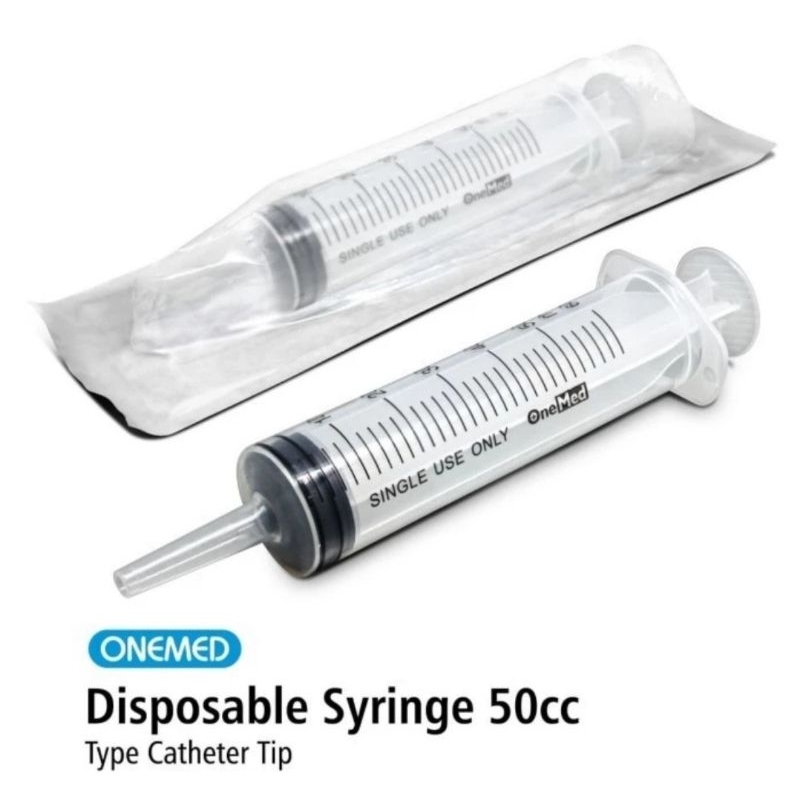 Jual Onemed Spuit 50cc Feeding Syringe Catheter Tip 50cc Sonde PCS ...