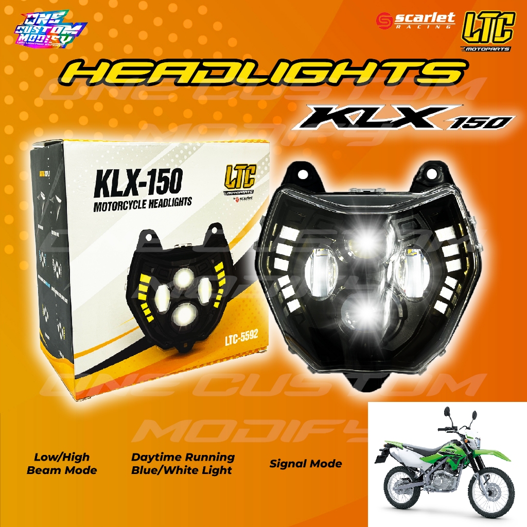 Jual Headlamp Daymaker LED Ltc KLX 150 Lampu Depan Headlights 5592 ...