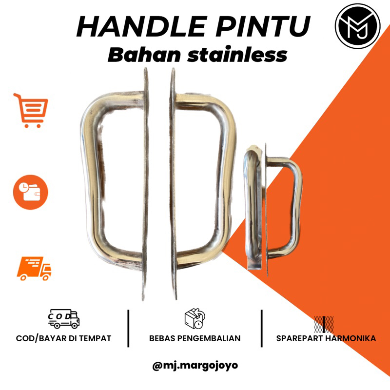 Jual [1PCS] Handel Stainless TANPA BAUT handel pintu handel stenlis ...