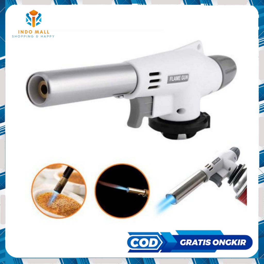 Jual TorchGun flame gun Portable Kepala Gas Torch -Alat Bakar BBQ Blow Indomall | Shopee Indonesia