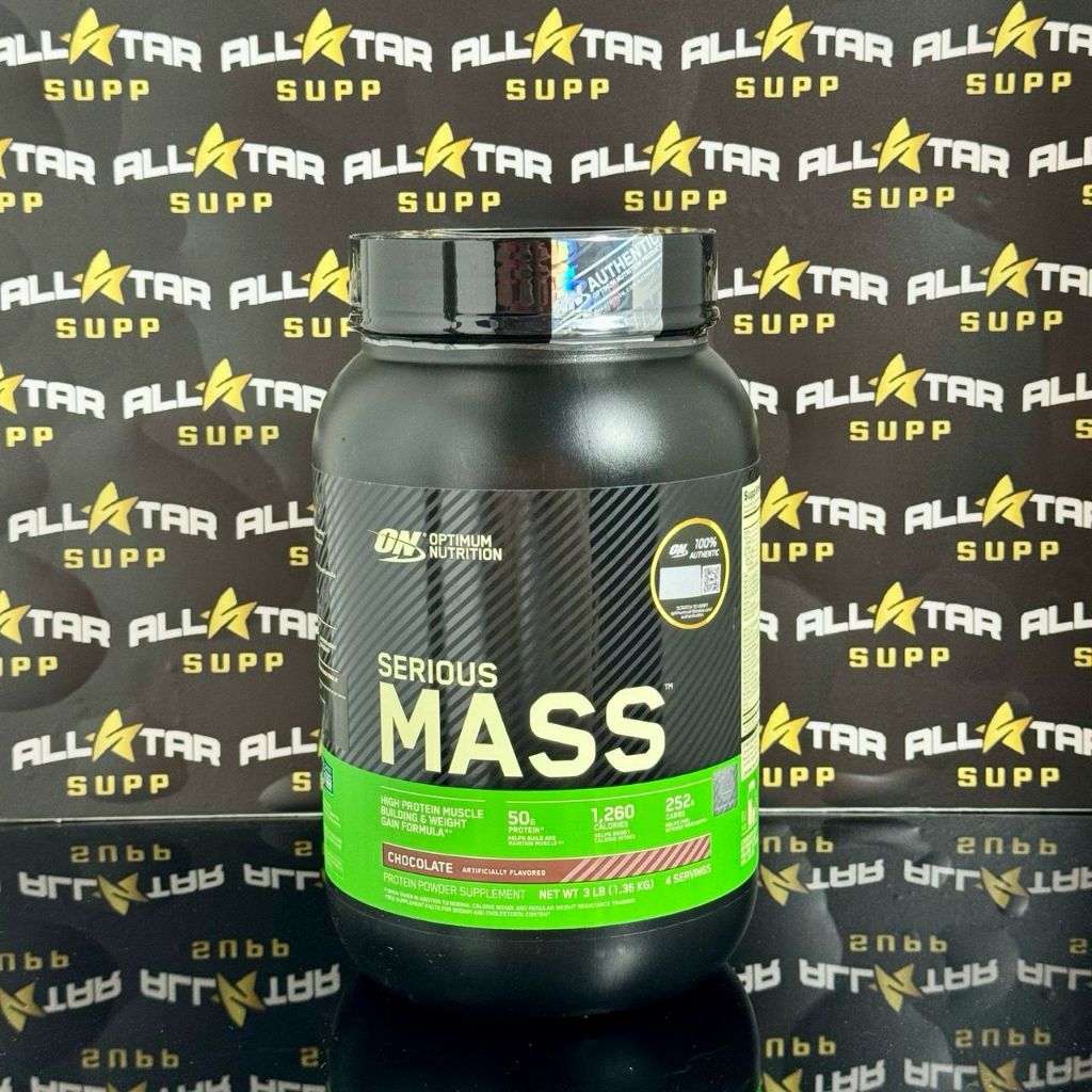 Jual Serious Mass ON 3 lbs Optimum Nutrition 3lbs 3lb 6 12 lb Pro ...