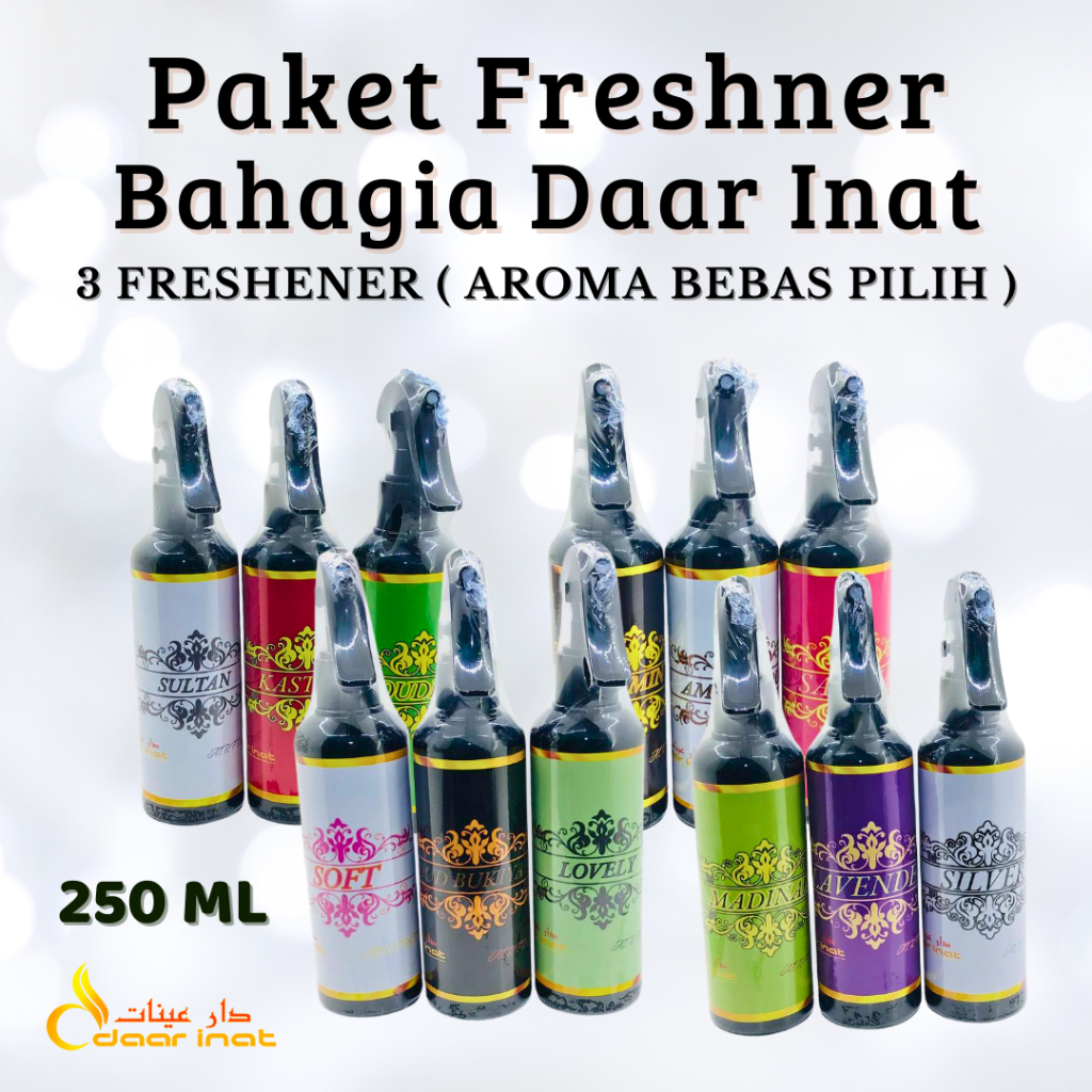 Jual Paket BAHAGIA FRESHENER DAAR INAT 3 PCS I pengharum ruangan aroma ...