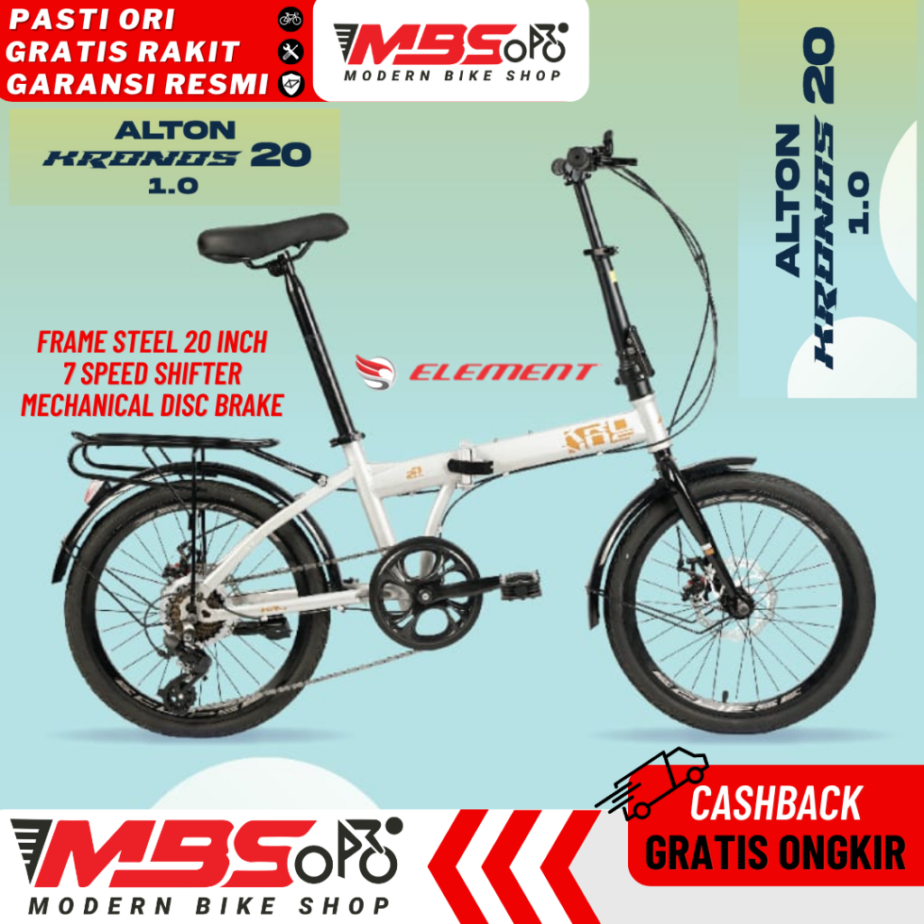 Jual SEPEDA LIPAT ELEMENT ALTON KRONOS 1.0 20 INCH REMAJA DEWASA STEEL ...