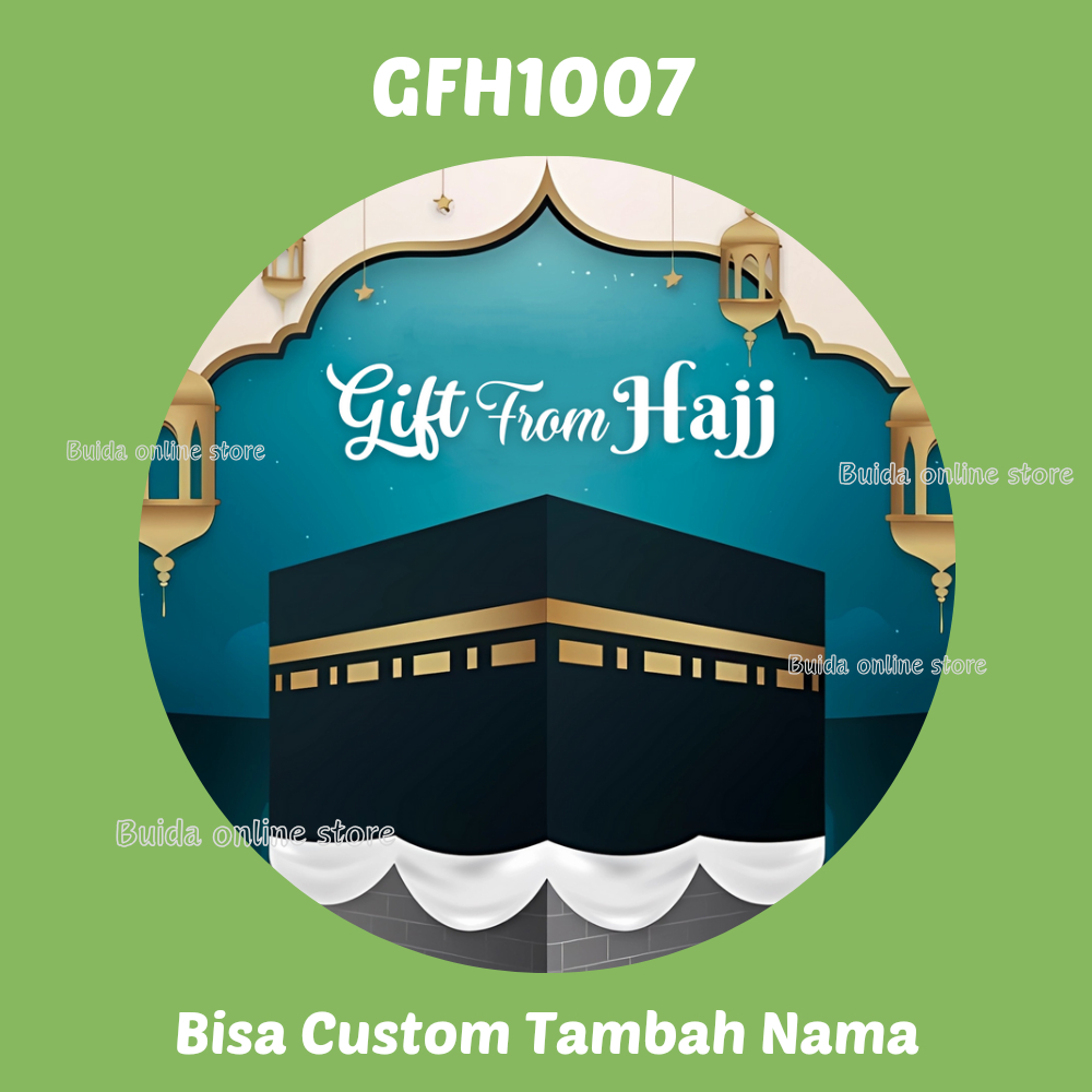 Jual Label Sticker Stiker Gift From Hajj Hangtag oleh-oleh haji ...