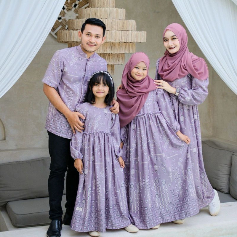Jual ALFHADAjaya BATIK - Couple Keluarga Silky Maxmara Terbaru Baju ...