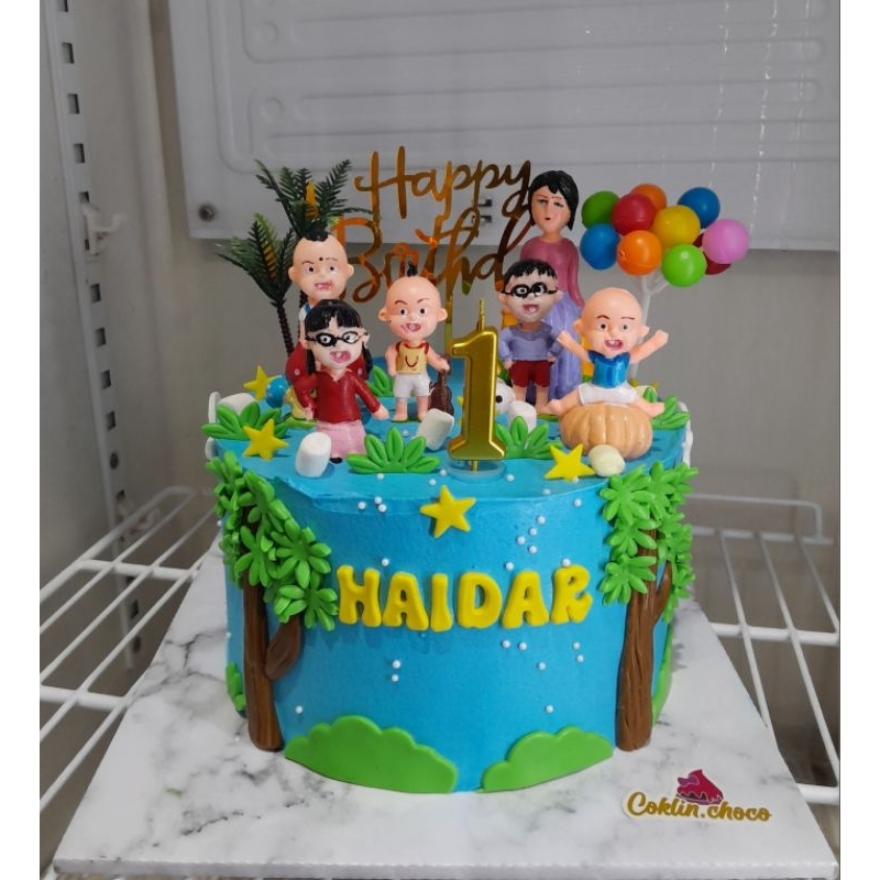 Jual KUE ULANG TAHUN IPIN UPIN / UPIN IPIN CAKE BIRTHDAY/ CUSTOM CAKE JAKARTA/ KUE ULTAH IPIN ...