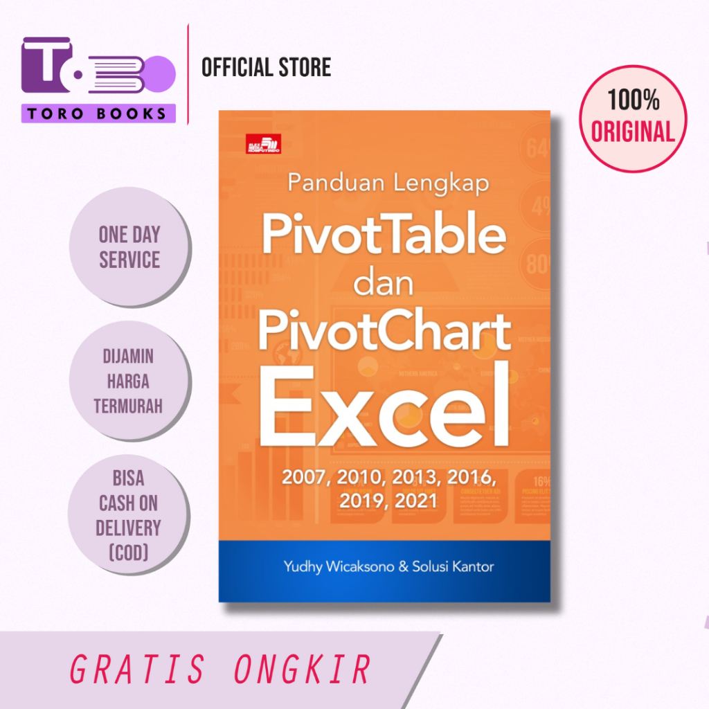 Jual PANDUAN LENGKAP PIVOTTABLE DAN PIVOTCHART EXCEL 2007, 2010, 2013, 2016, 2019, 2021 | Shopee ...