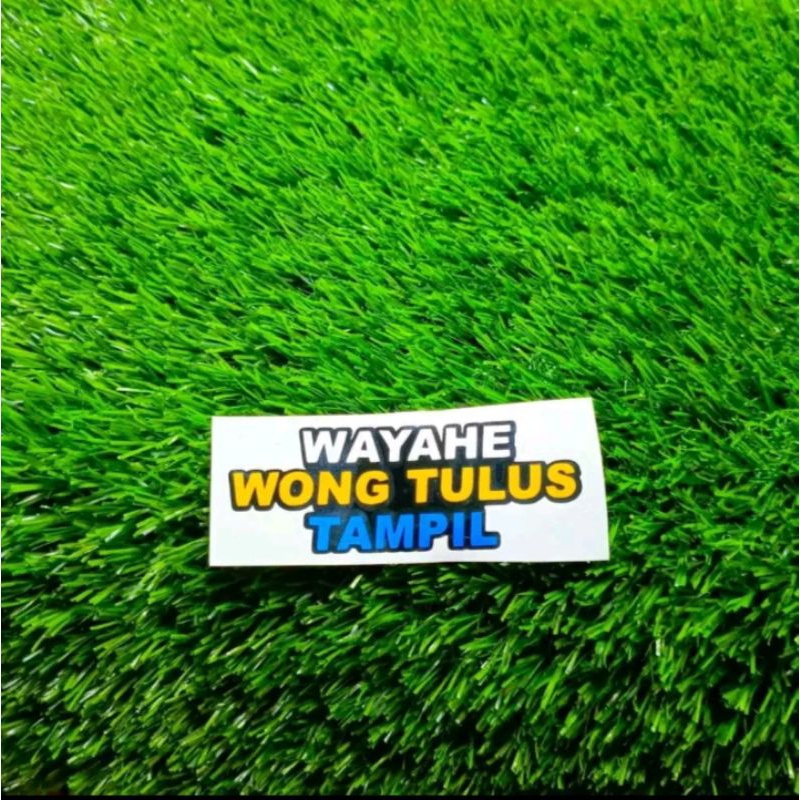 Jual stiker cutting wayaeh wong tulus tampil | Shopee Indonesia