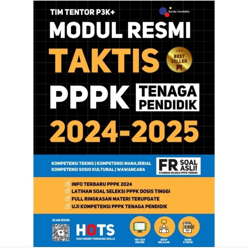 Jual BUKU MODUL RESMI TAKTIS PPPK TENAGA PENDIDIK 2024 2025 - TIM ...