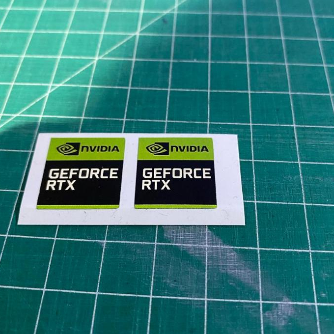 Jual Stiker Nvidia RTX Mengkilap | Shopee Indonesia