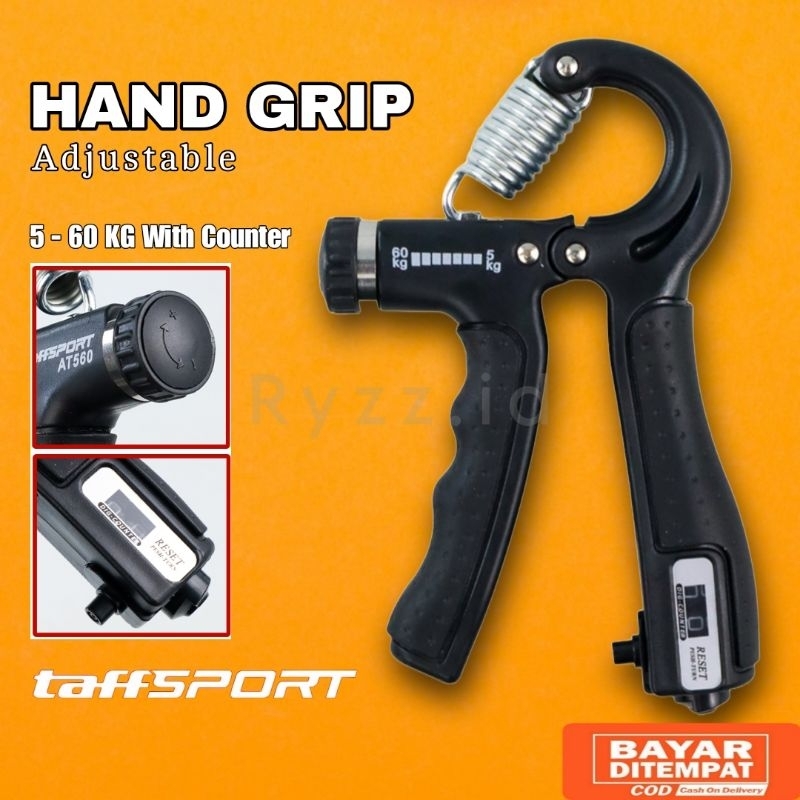 Jual TaffSPORT Handgrip Olahraga Tangan Adjustable 5 - 60 kg Fitnes ...