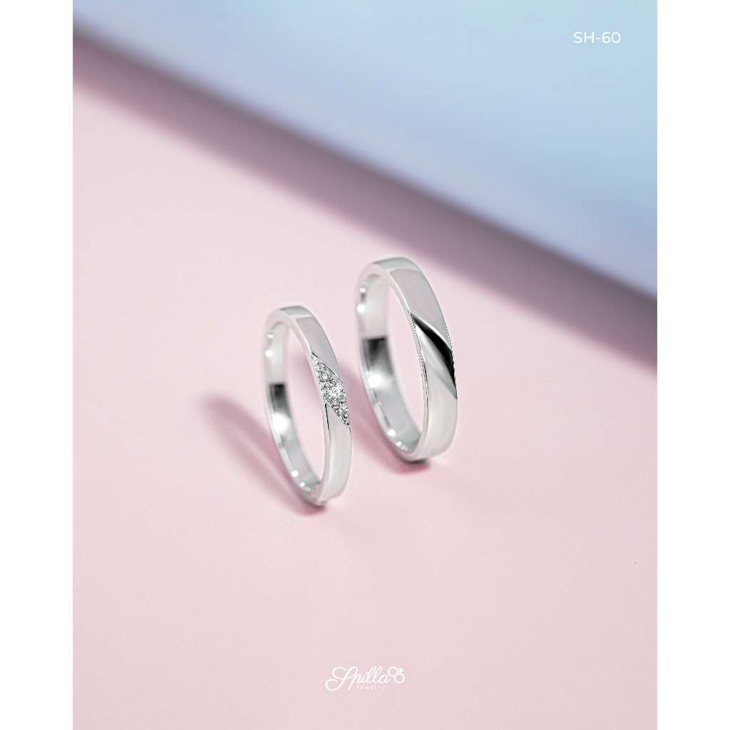 Jual CINCIN KAWIN SH-60 SILVER LAPIS RHODIUM | CINCIN COUPLE BERGARANSI ...