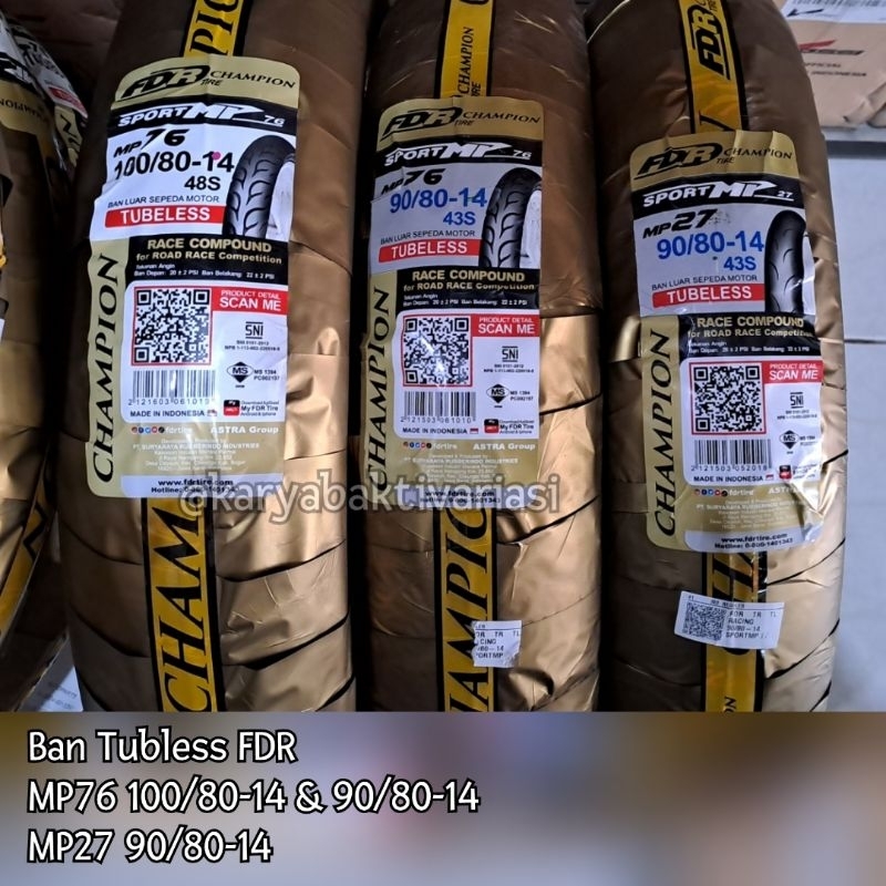 Jual Ban FDR Sport MP27 dan MP76 ring 14 dan ring 17 | Shopee Indonesia