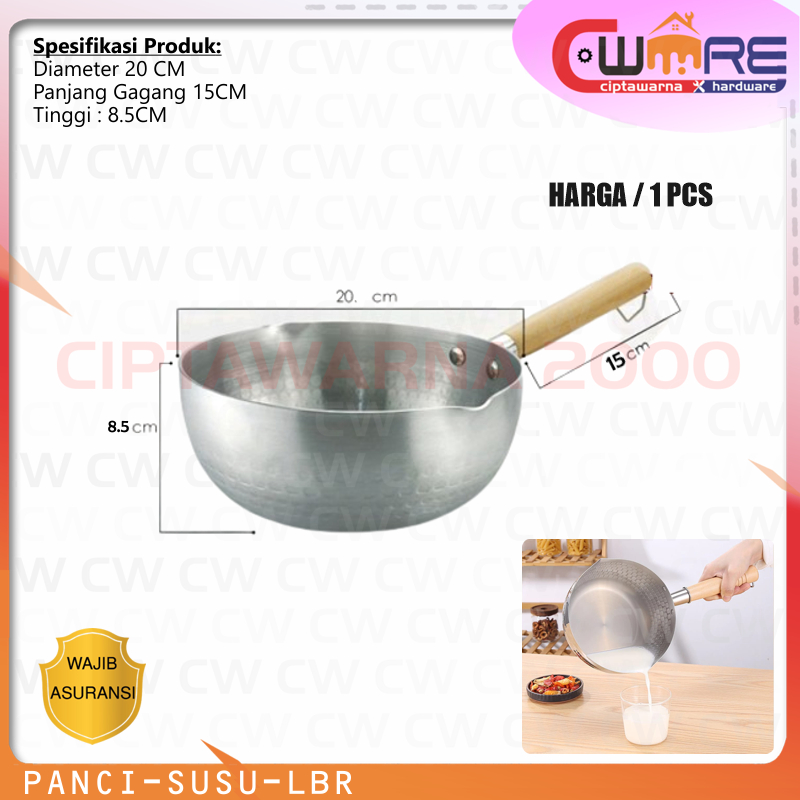 Jual Panci Mini Susu Milk Sauce Pot with Steamer Kukus 20 cm - LBR ...