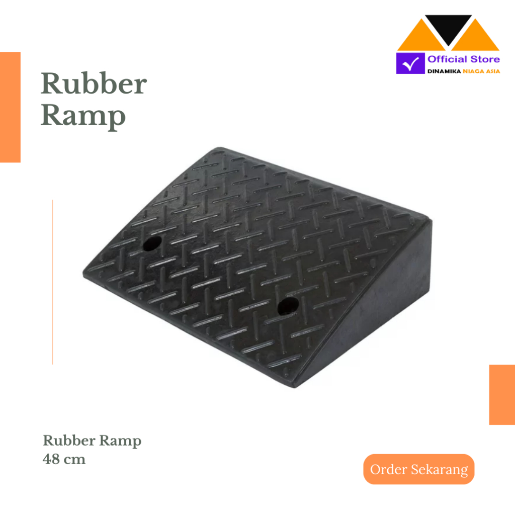 Jual Rubber Ramp Tanjakan Karet - P.48cm L.32cm Tinggi 8/11/14 cm untuk ...