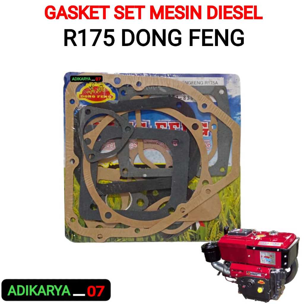 Jual Paking Top Set Mesin Diesel R175 DONGFENG Paking Set Mesin Diesel ...