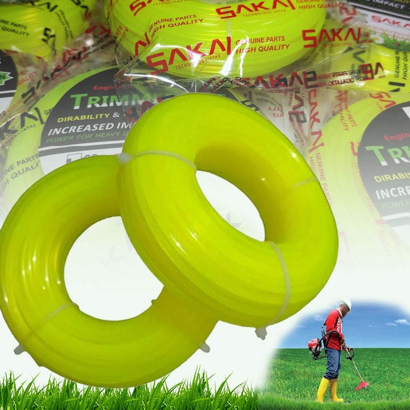 Jual IDEKU Nilon Potong Rumput Nylon Line 50 Meter / Tali Senar Mesin ...