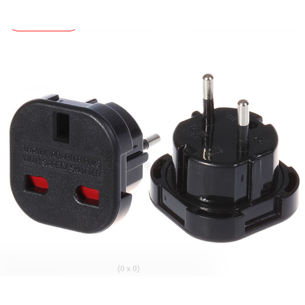 Jual Steker Adapter Travel Converter kaki 3 ke kaki 2 bulat Hight Quality | Shopee Indonesia