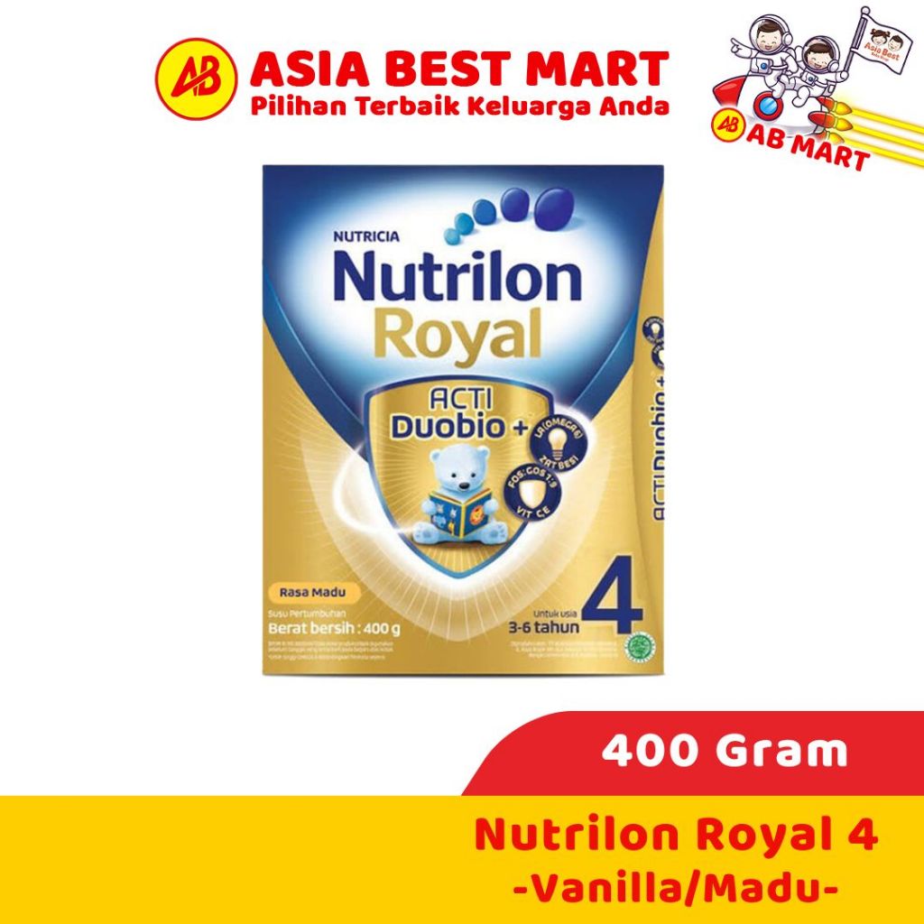Jual Nutrilon Royal 4 400gr Madu Vanilla / Susu Bubuk Susu Formula Pertumbuhan Anak | Shopee ...