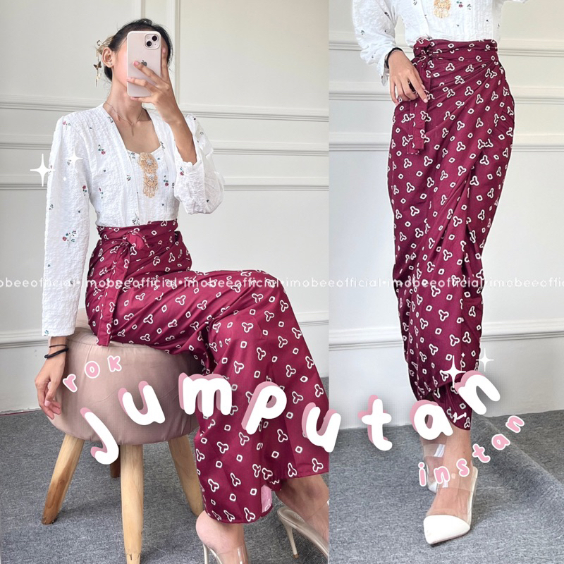 Jual Imobeeofficial | INSTAN ROK LILIT JUMPUTAN Batik Katun Adem Kebaya ...