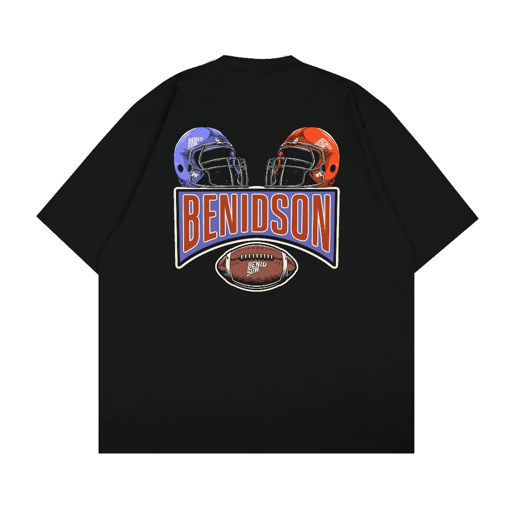 Jual BENIDSON Oversized Tshirt Gridiron | Shopee Indonesia