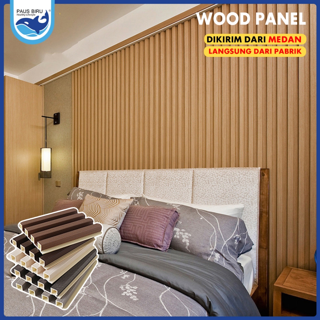 Jual Paus Biru - Wall Wpc Wood Panel Wallpanel Wpc Pvc Kayu Dinding ...