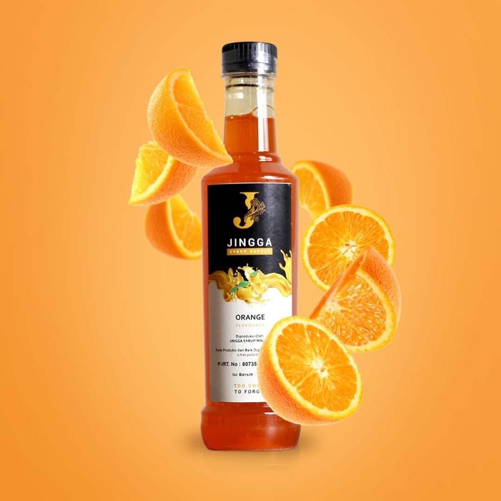 Jual JINGGA Orange Syrup 350 ml - Sirup Flavour Orange Untuk Coffee ...