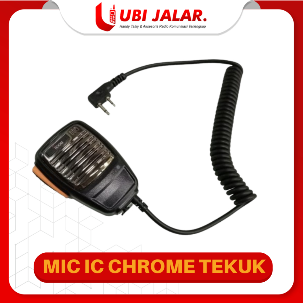 Jual Extramic Chrome Jack Tekuk Untuk HT Icom V88 V86 Alinco Dj CRX5 Dj ...